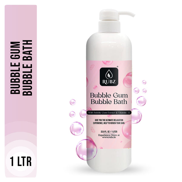 Rubz Bubble Gum Bubble Bath for Bath Tub | With the Goodness of Luxury